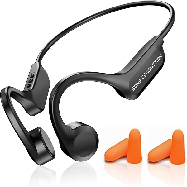 Bone Conduction Headphones Bluetooth 5.3 Wireless Open Ear Sport ...