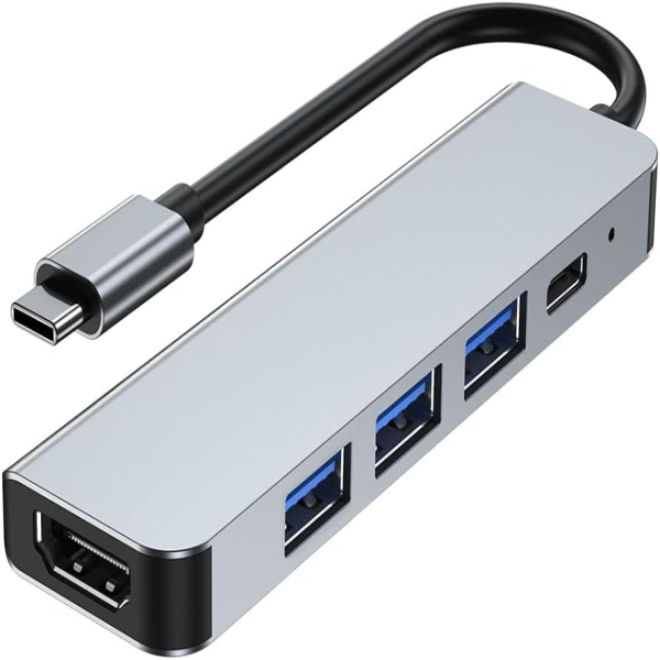 USB C Hub 5-in-1 Multiport Adapter, Multiple USB3.0/2.0 Hub, USB C ...